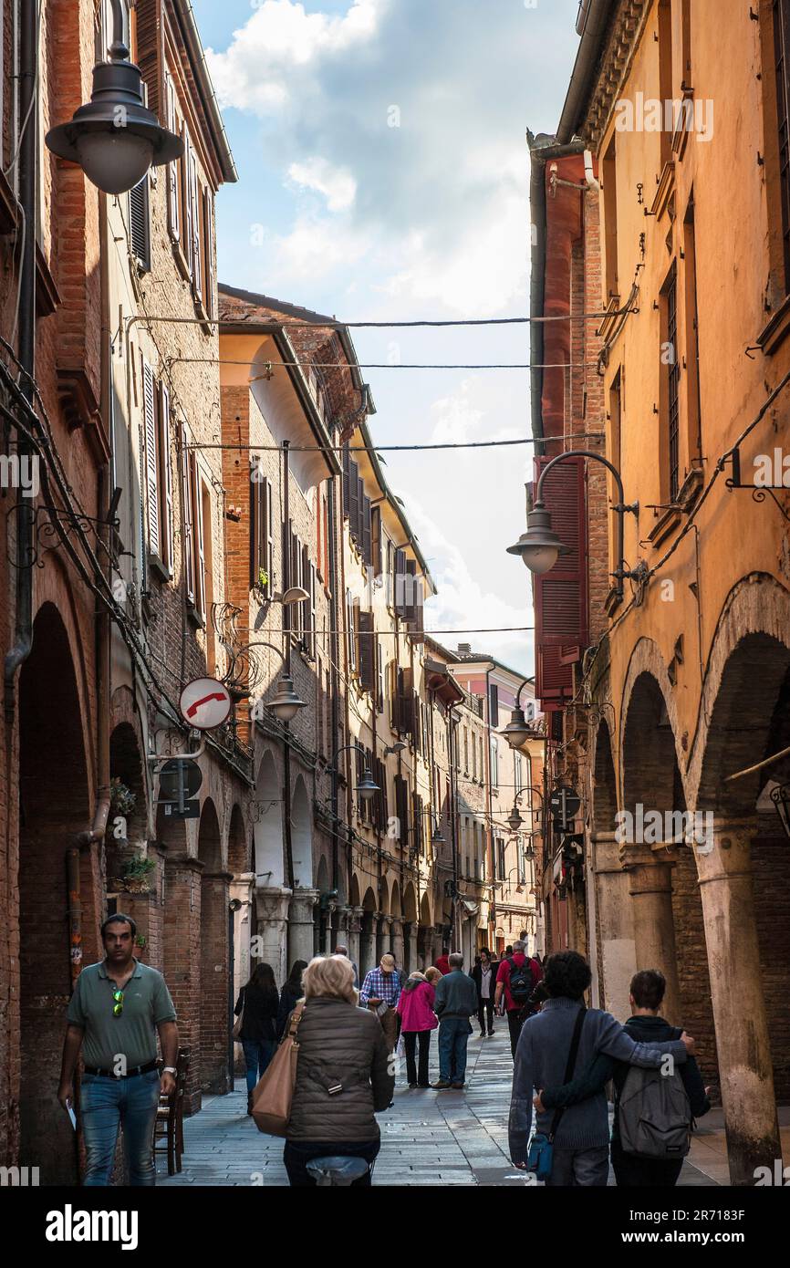 Italy. Emilia Romagna. Ferrara. old town Stock Photo - Alamy