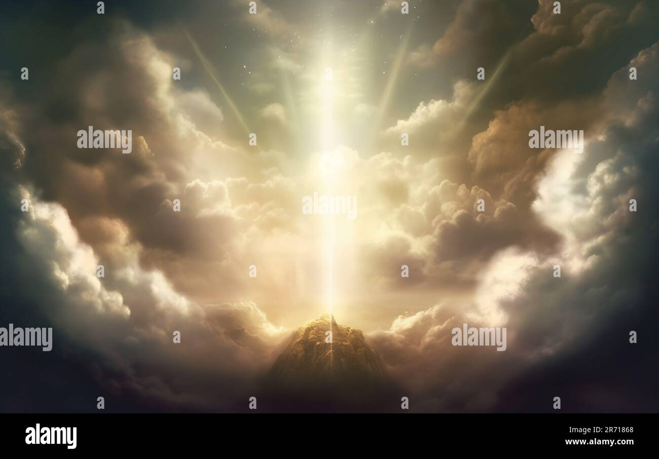 Heavenly Beam Of Light