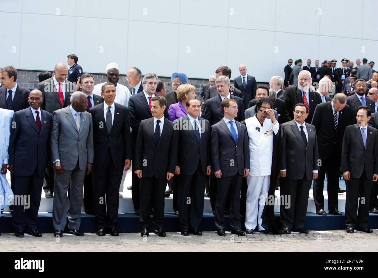 G8 aquila hi-res stock photography and images - Alamy