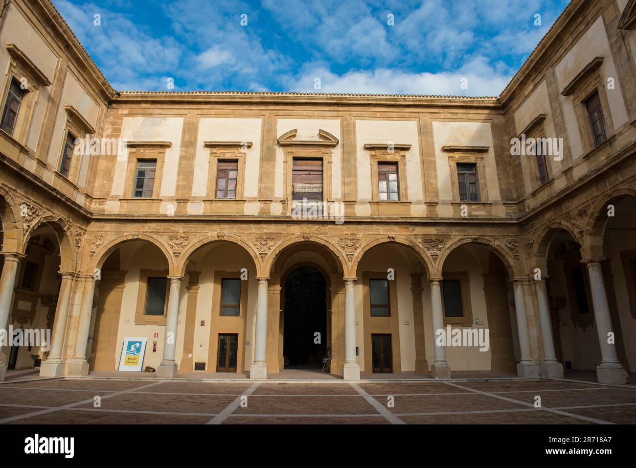 Italy. Sicily. Mazara del Vallo. Jesuit college. Collegio dei Gesuiti ...
