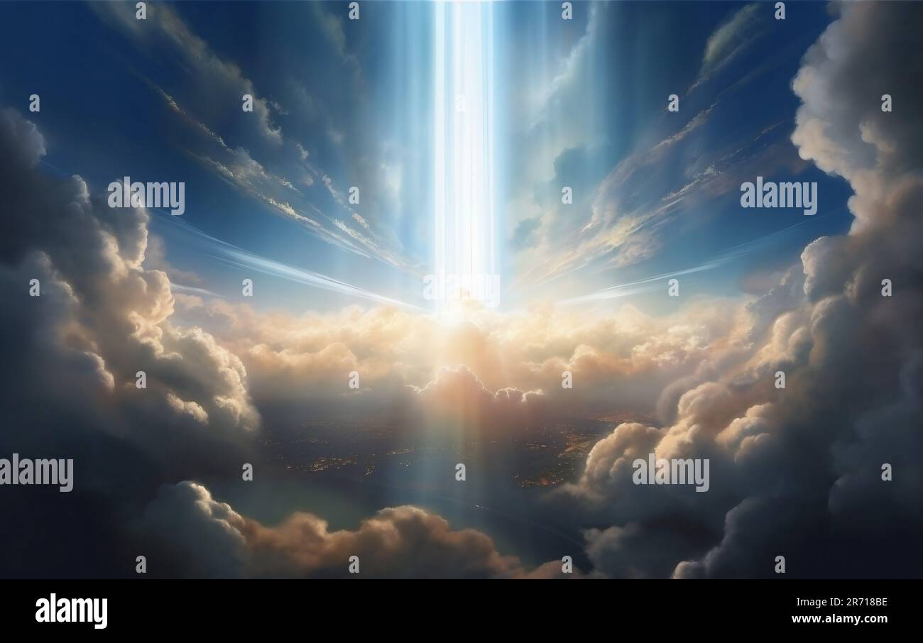 Heavenly Beam Of Light