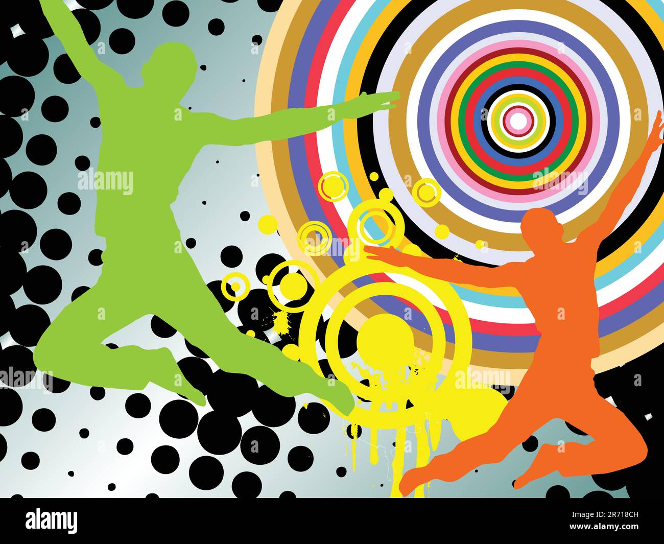 High jump long jump Stock Vector Images - Alamy