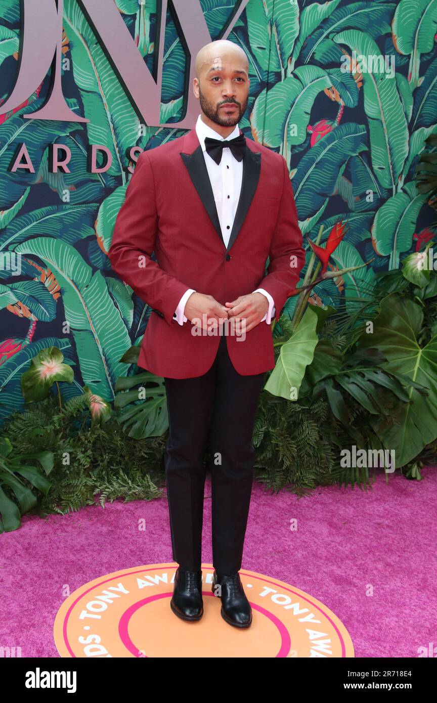 New York, NY, USA. 11th June, 2023. Joseph Anthony Byrd at The 76th Annual Tony Awards at United ...