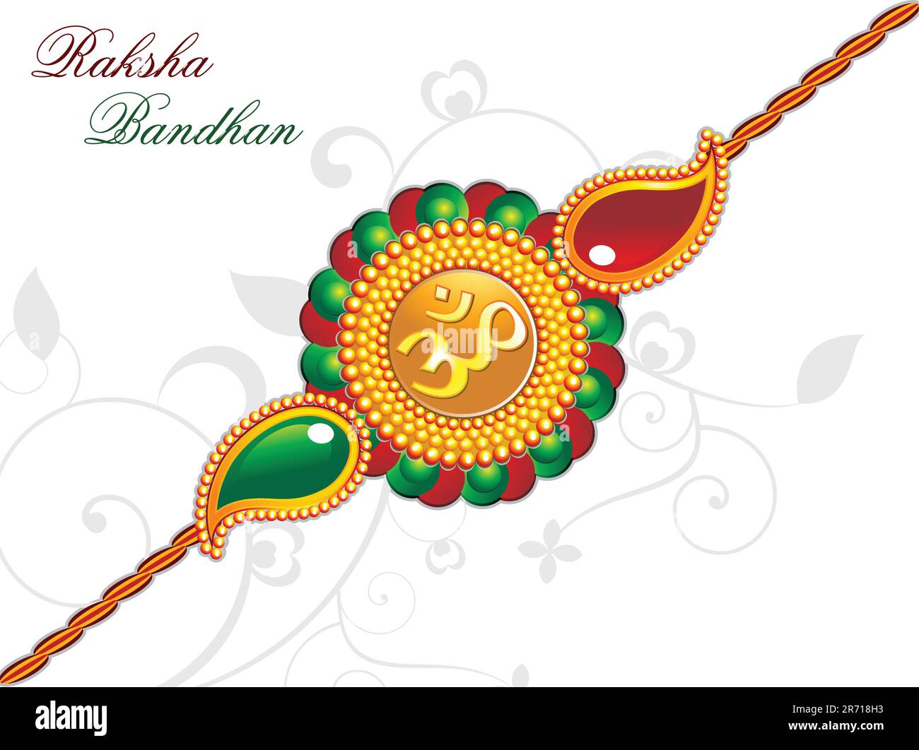 raksha bandhan theme rakhi vector illustration Stock Vector Image & Art ...