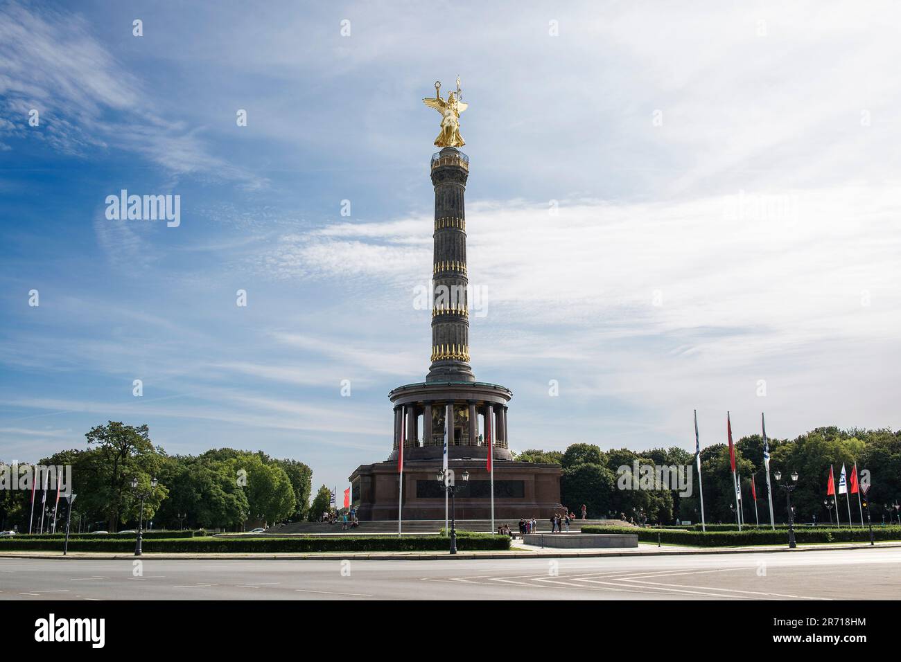 Germany. Berlin. Berlin's Victory Statue. Siegessaule Stock Photo - Alamy