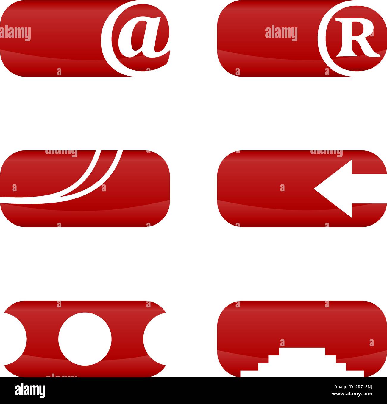 Illustration set of web elements for design - vector Stock Vector Image ...