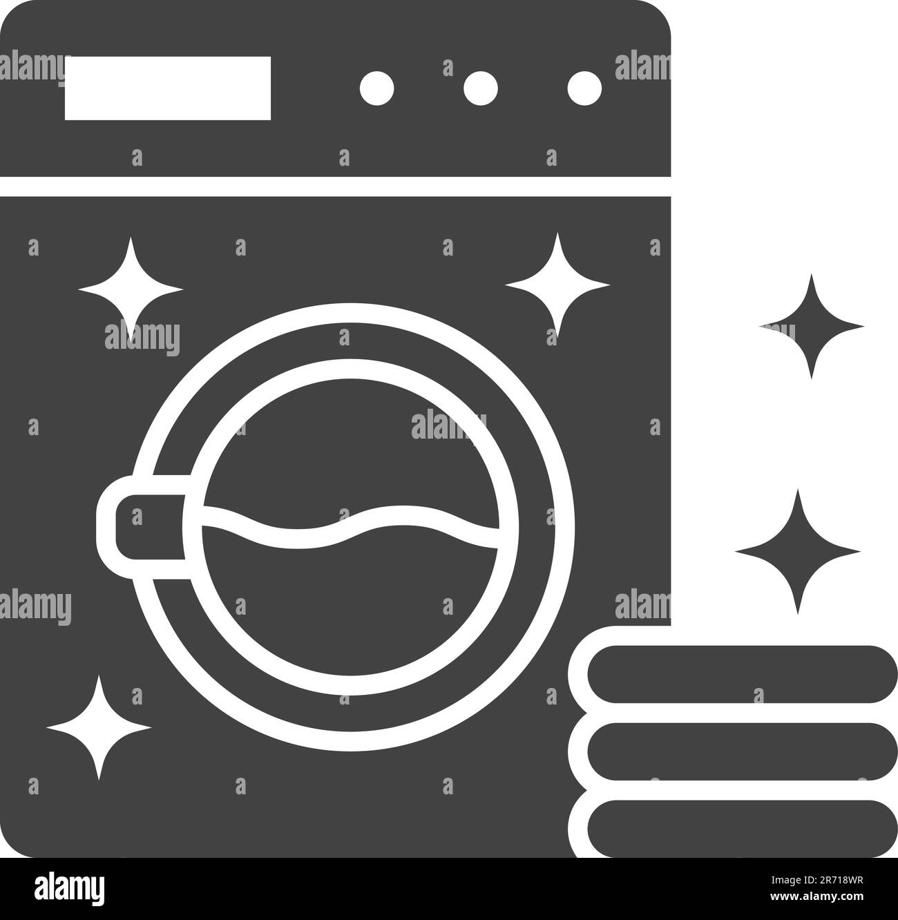 Laundry Service icon vector image. Suitable for mobile application web ...