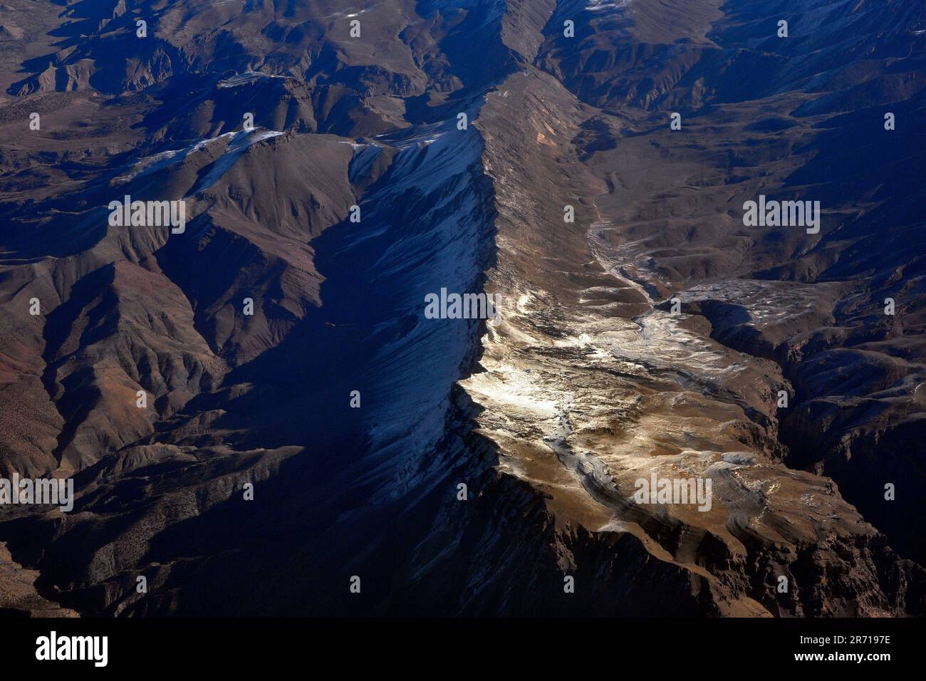 Aerial view mountain range atlas hi-res stock photography and images ...