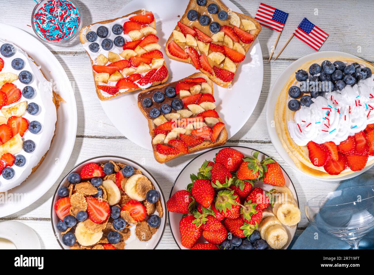 Fourth of July, Patriotic Independence day desserts. 4th of July sweet ...