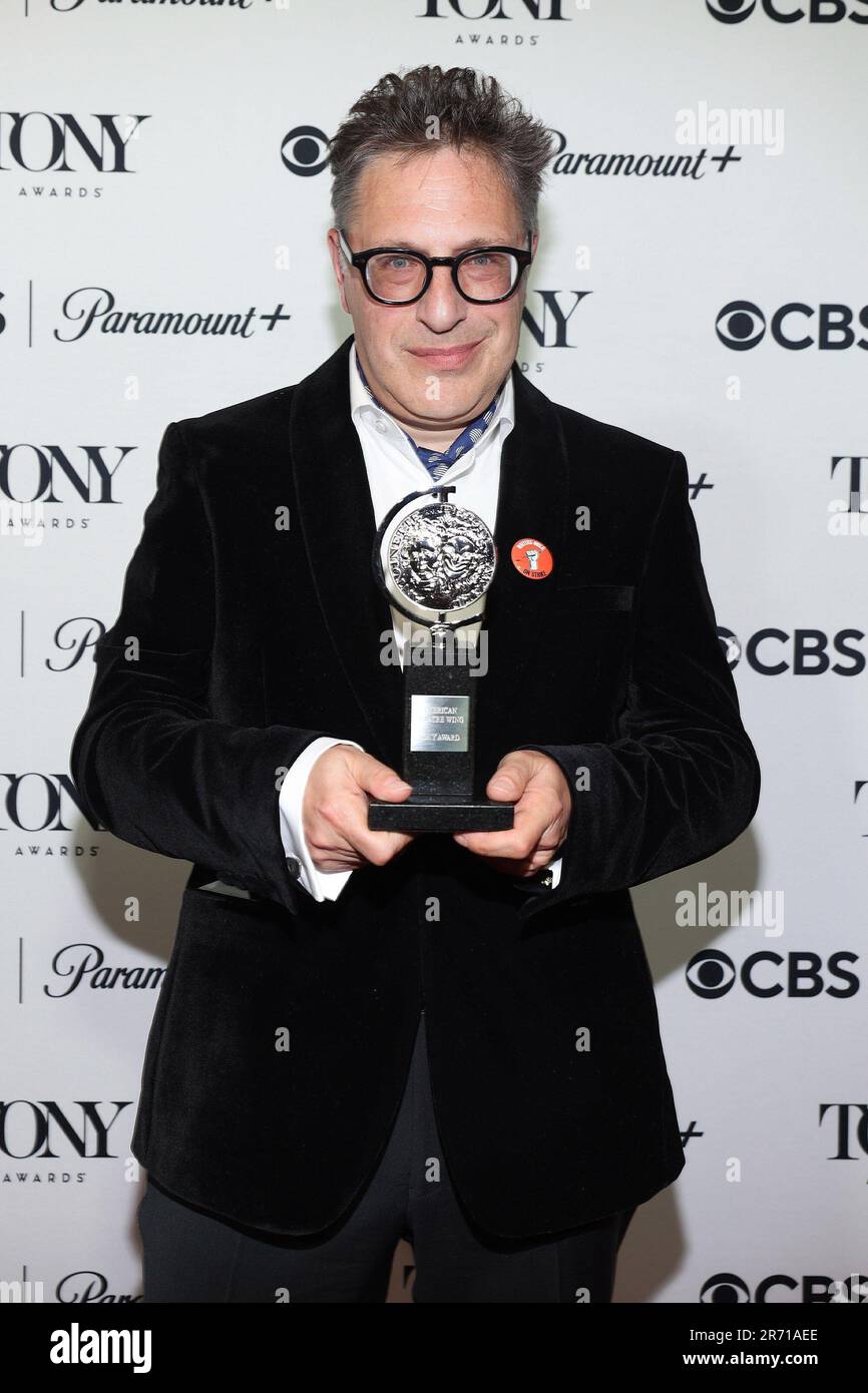 New York, NY, USA. 11th June, 2023. Patrick Marber in the press room ...