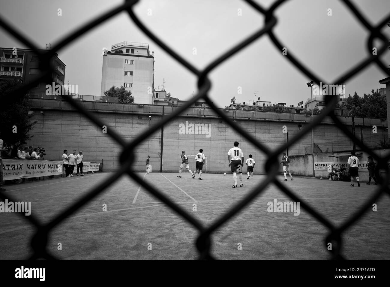 Italy. Milan. San Vittore prison. football Stock Photo - Alamy