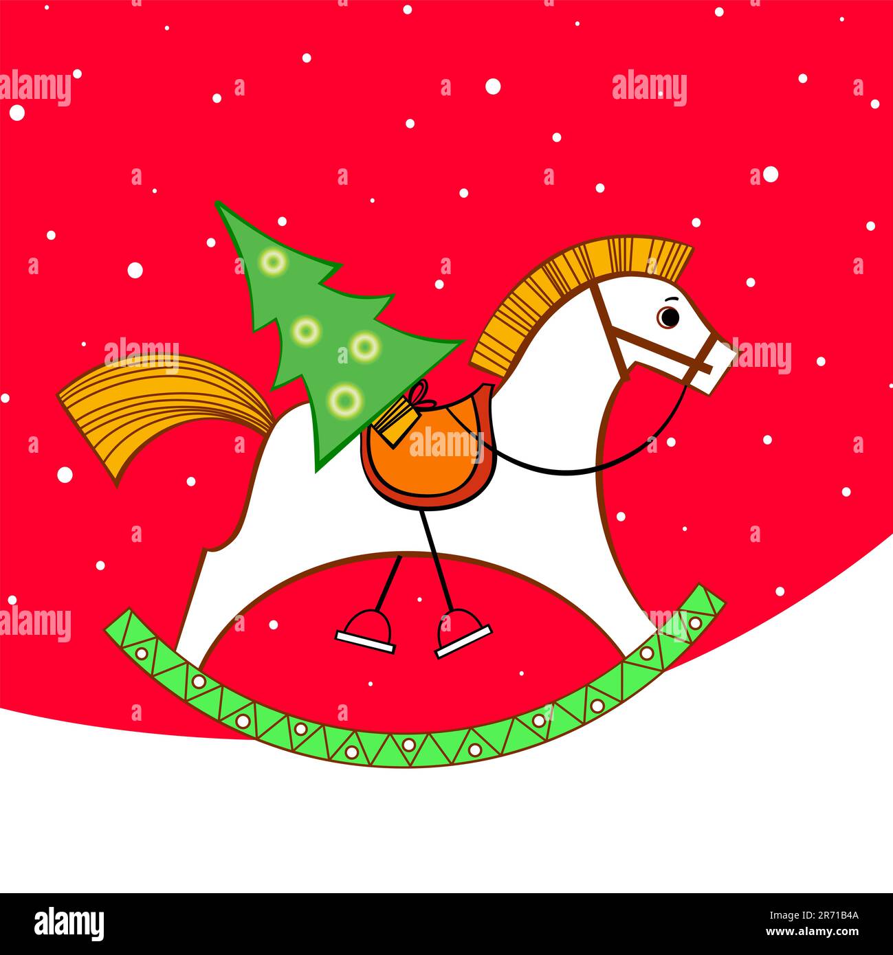 Christmas tree chair santa Stock Vector Images - Alamy