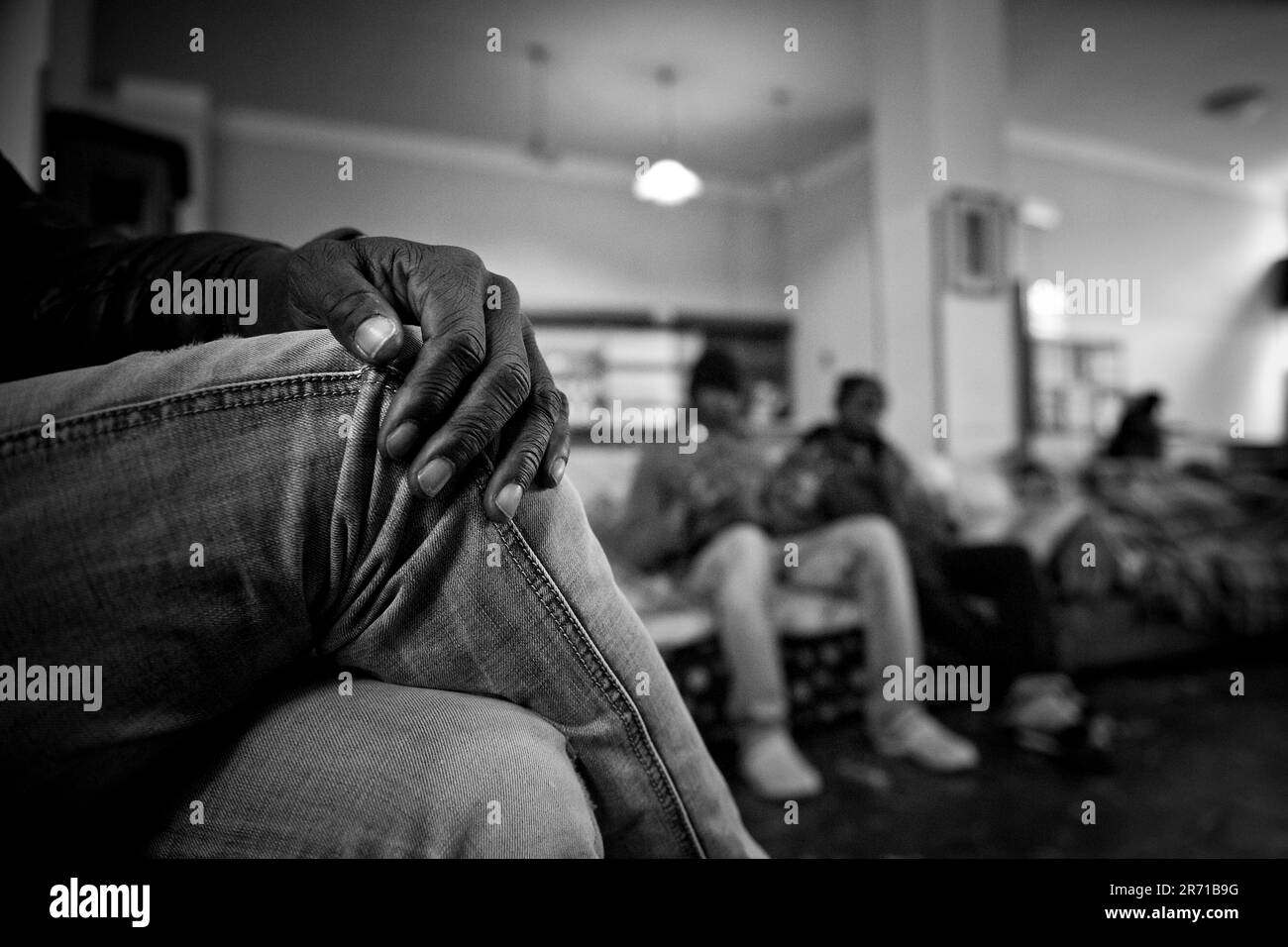 Italy. Robbio. refugee center. daily life Stock Photo - Alamy
