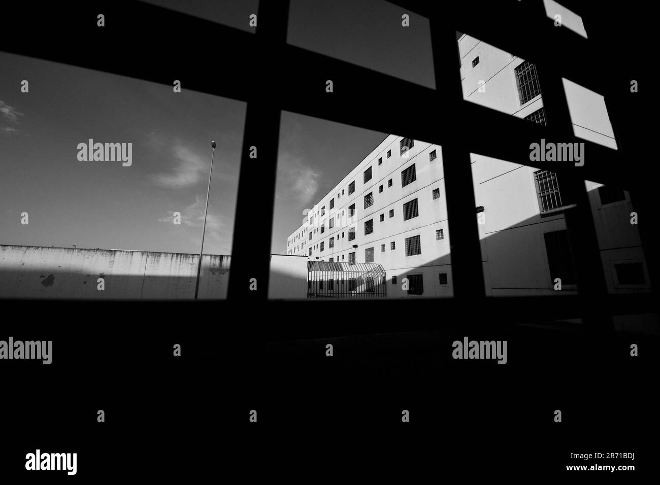 Italy. lombardy. Bollate prison. architecture Stock Photo - Alamy