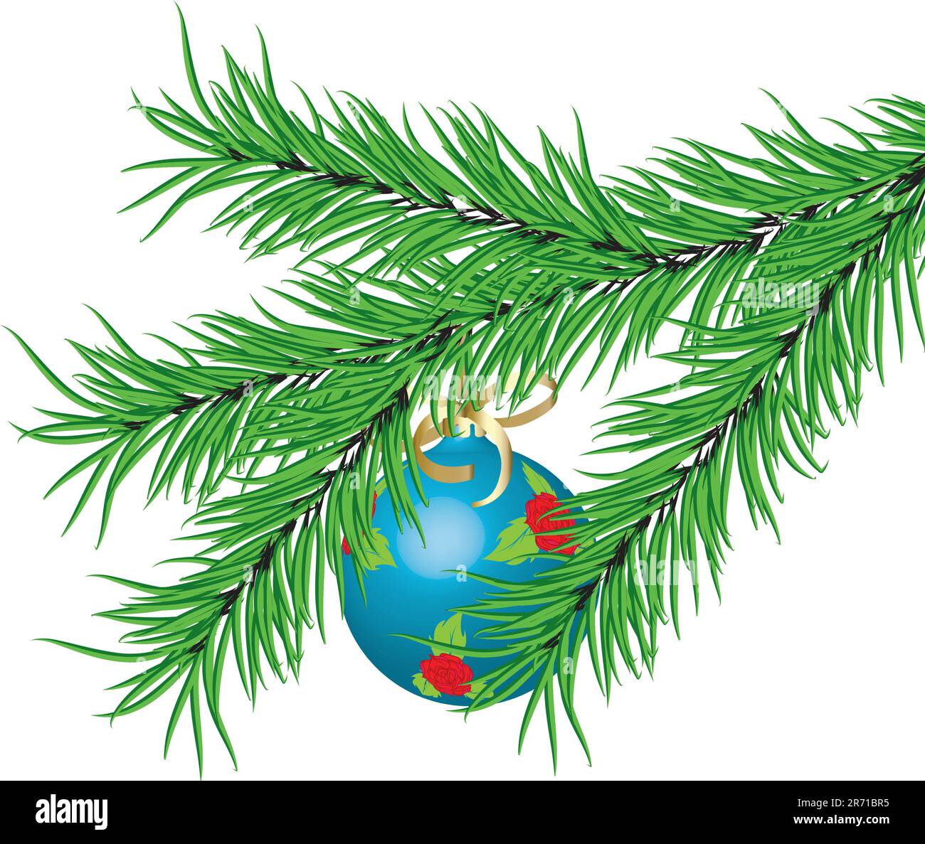 String on branch Stock Vector Images - Alamy