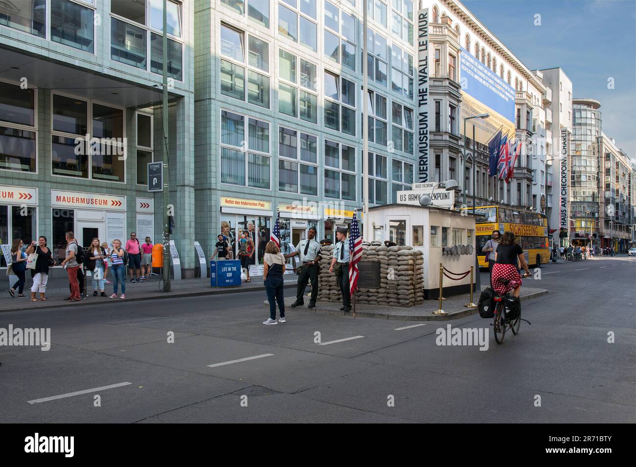 Germany. Berlin. Checkpoint Charlie Stock Photo - Alamy