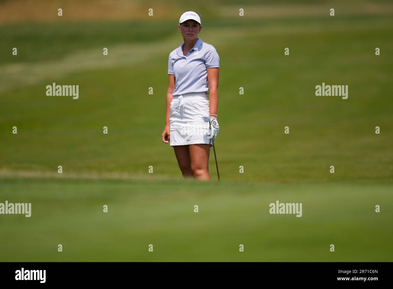 Lauren Hartlage plays during the final round of the ShopRite LPGA ...