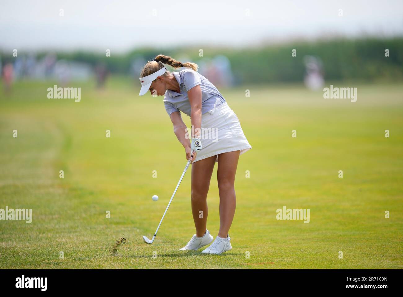 Lauren Hartlage plays during the final round of the ShopRite LPGA ...