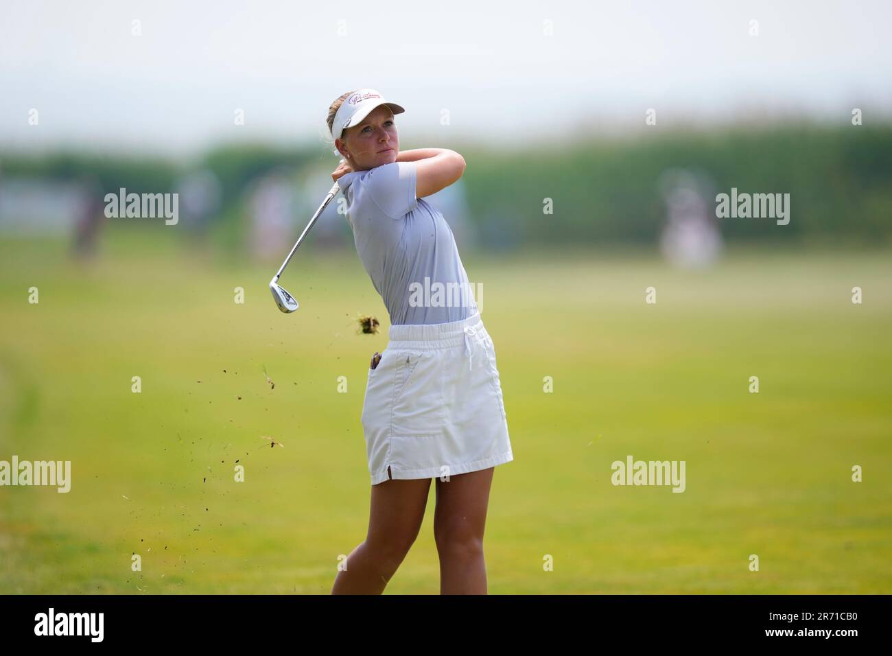 Lauren Hartlage plays during the final round of the ShopRite LPGA ...