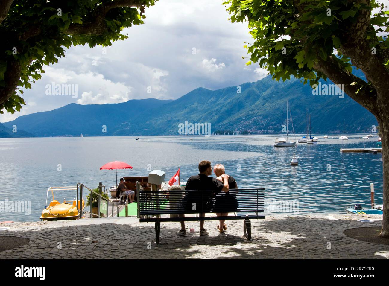 Lago maggiore schweiz ascona hi-res stock photography and images - Alamy