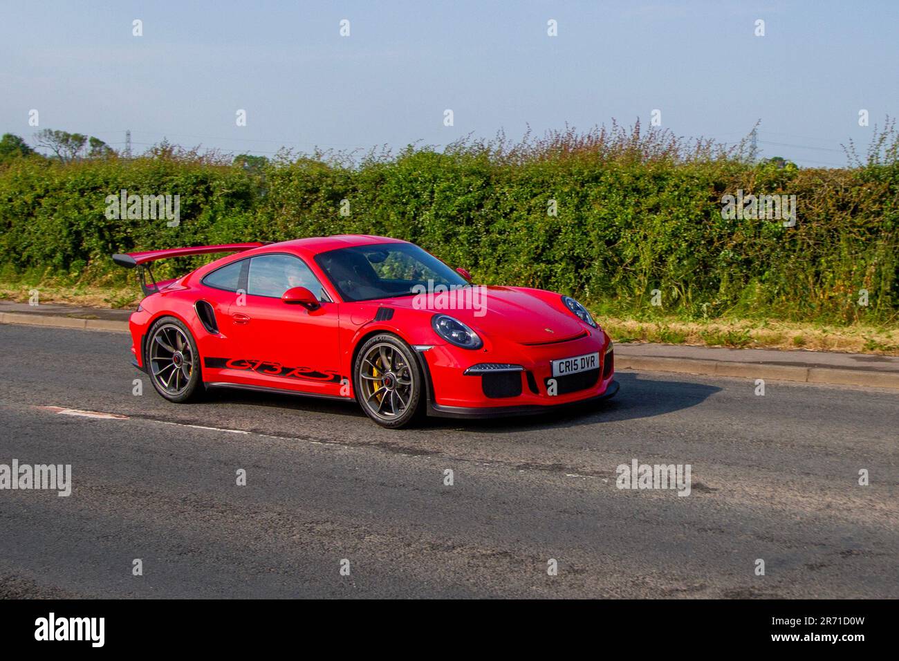 2016 Red Porsche 911 GT3 RS S-A, 4.0-litre six-cylinder engine with 500 ...