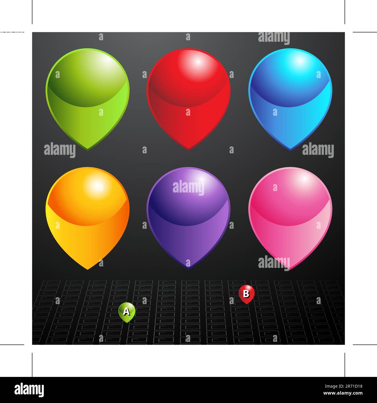 Balloon pin Cut Out Stock Images & Pictures - Alamy