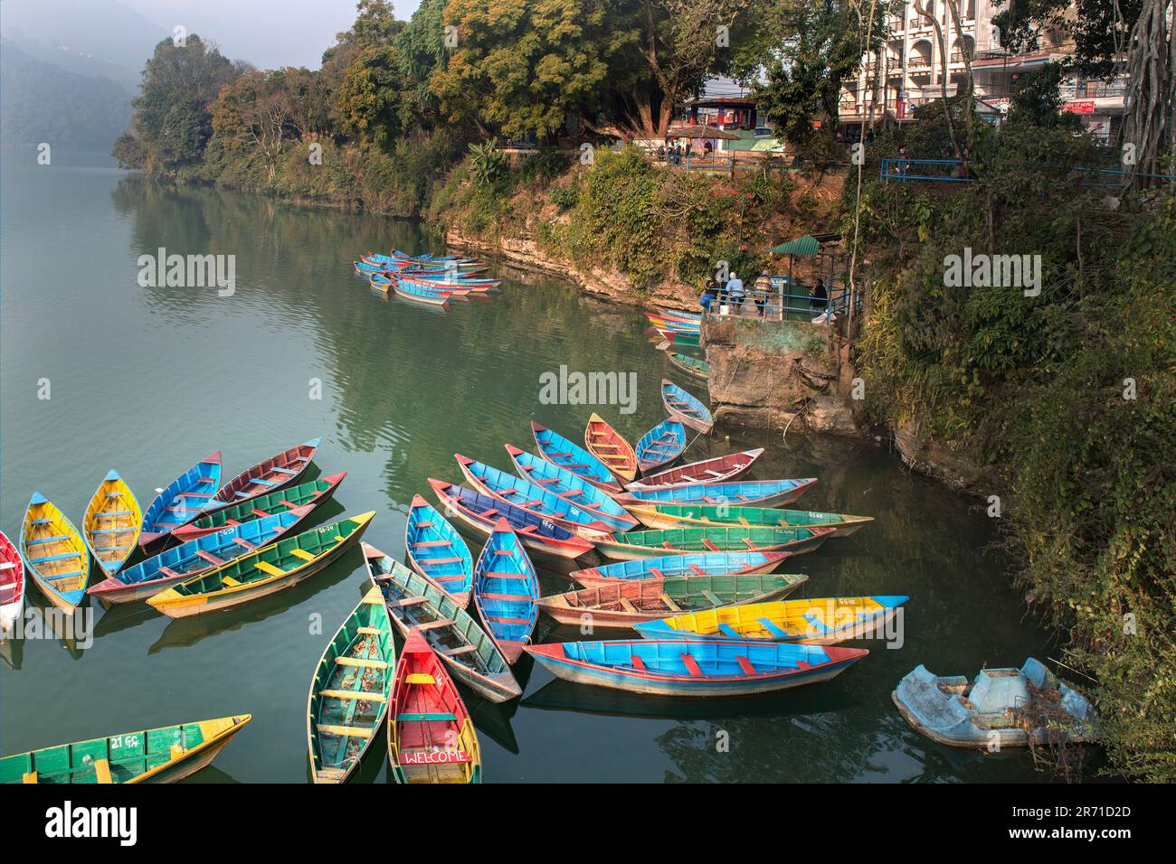 Nepal, Pokhara, Landscape Stock Photo - Alamy