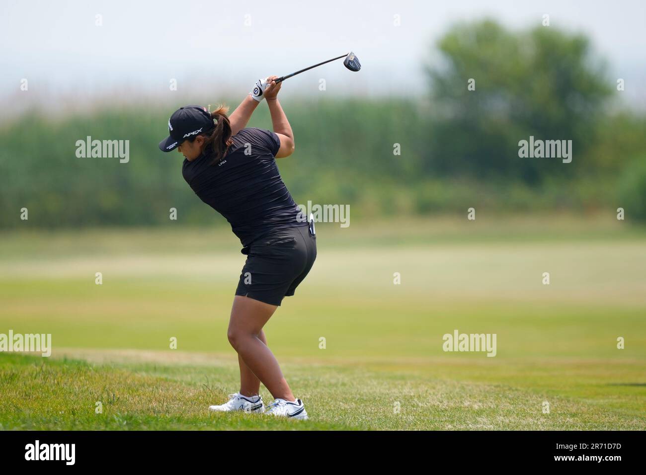 Soo Bin Joo Of South Korea Plays During The Final Round Of The Shoprite Lpga Classic Golf