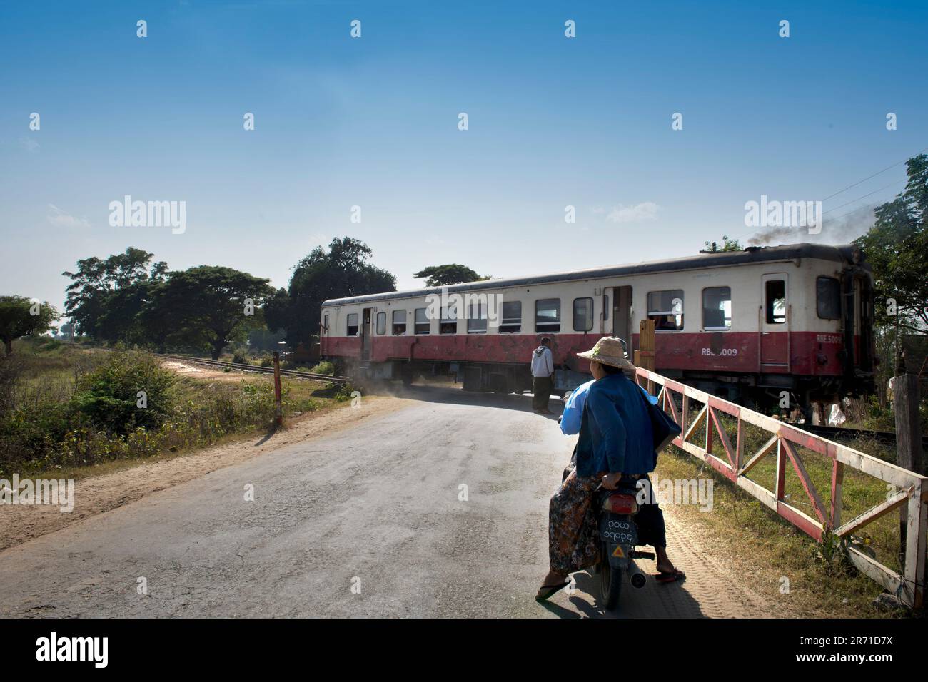 Myanmar, Mandalay, Railway Stock Photo - Alamy