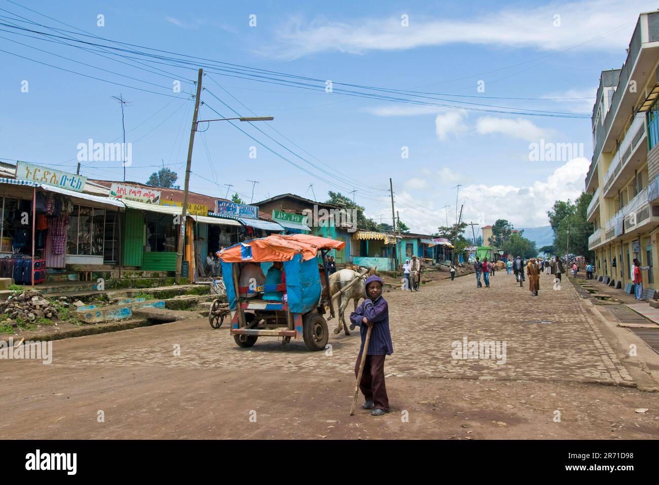 Daily life, Hosaina, Ethiopia Stock Photo - Alamy