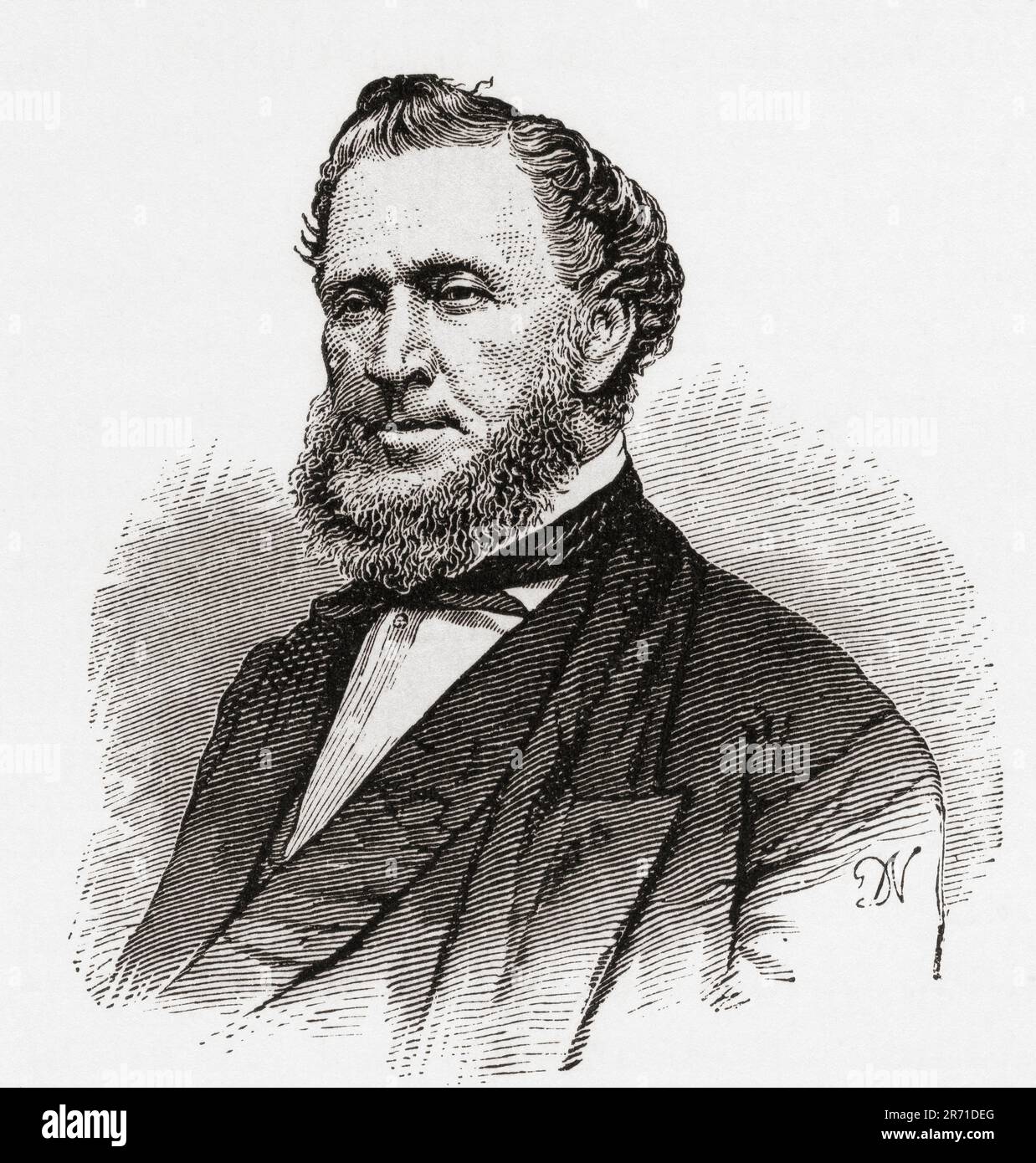 Brigham Young, 1801 – 1877. American religious leader, politician ...