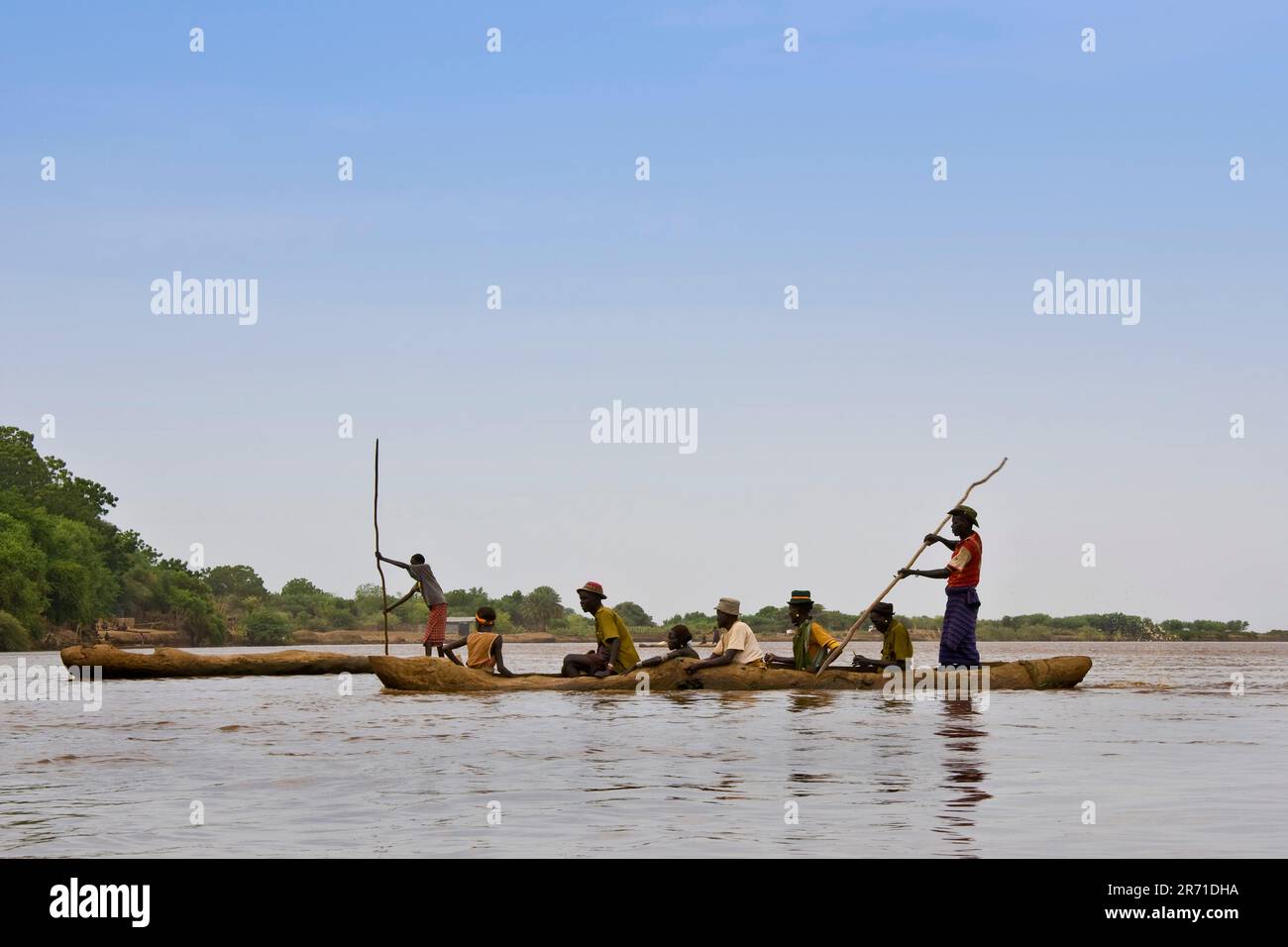 Omo river, Dassanch land, Omorate, Ethiopia Stock Photo - Alamy