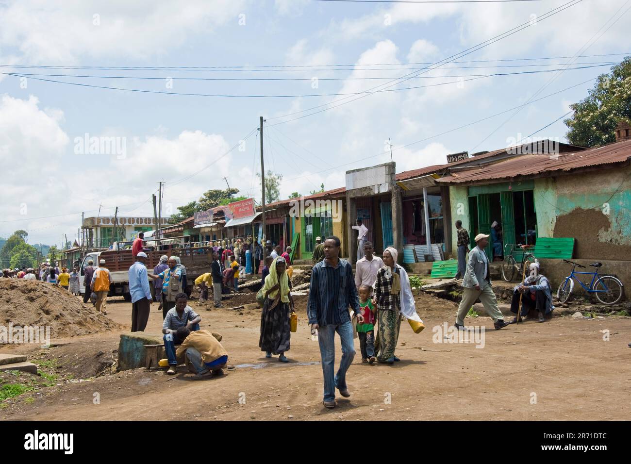 Daily life, Hosaina, Ethiopia Stock Photo - Alamy