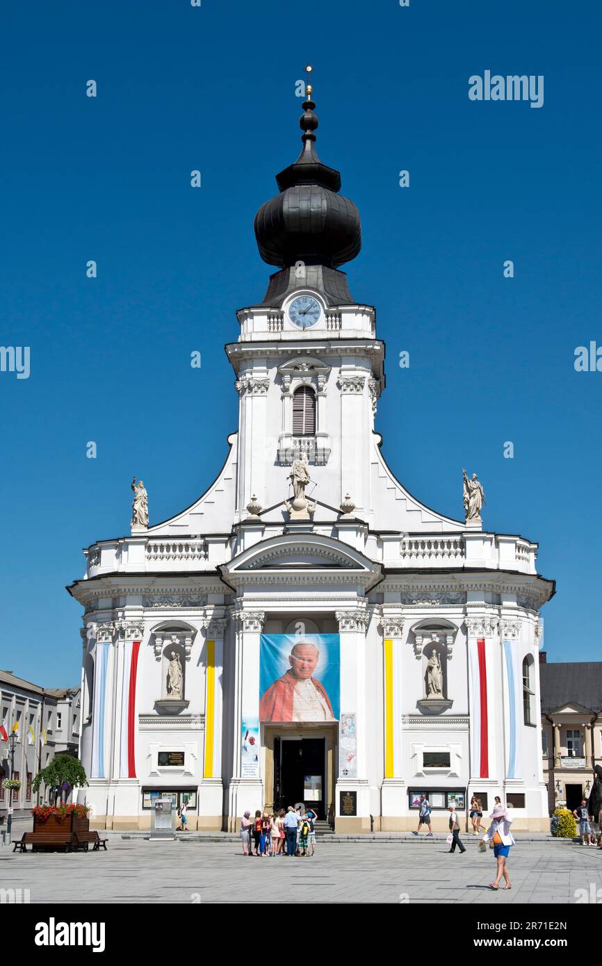Poland,Wadowice, Basilica of the Presentation of the Blessed Virgin ...