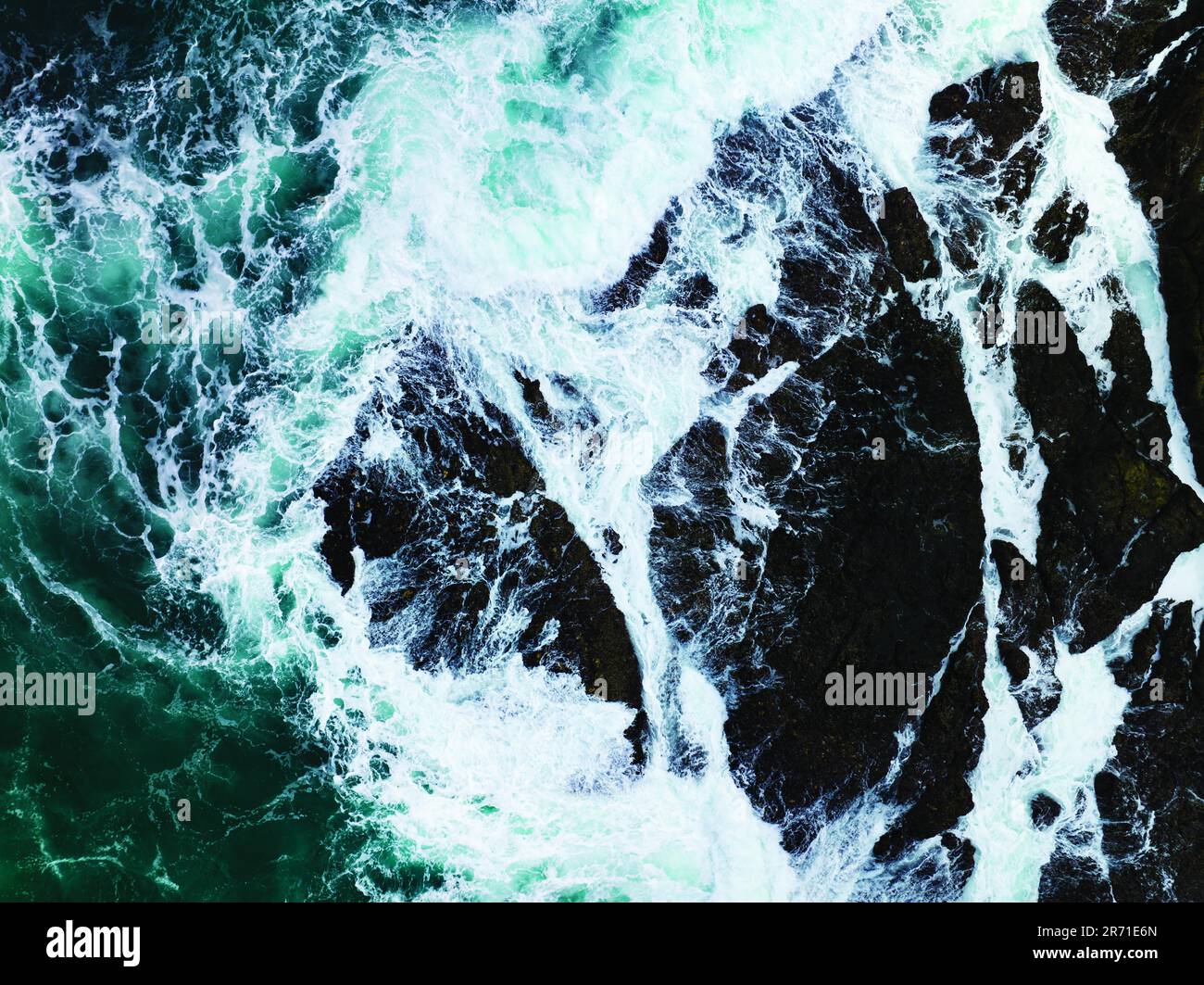 Texture foam on summer mountain hi-res stock photography and images - Alamy