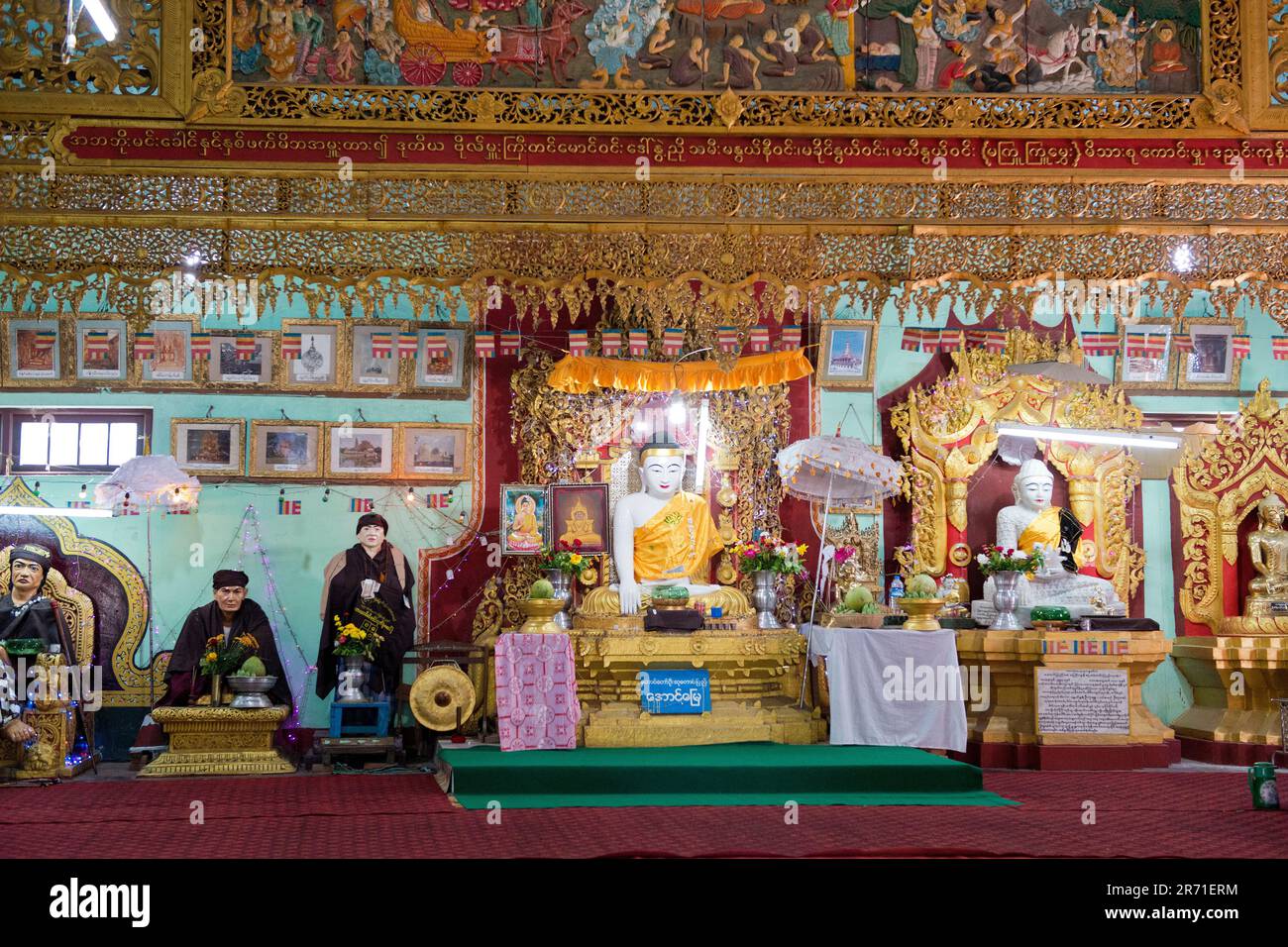 Myanmar, Popa mount, Paya Stock Photo - Alamy