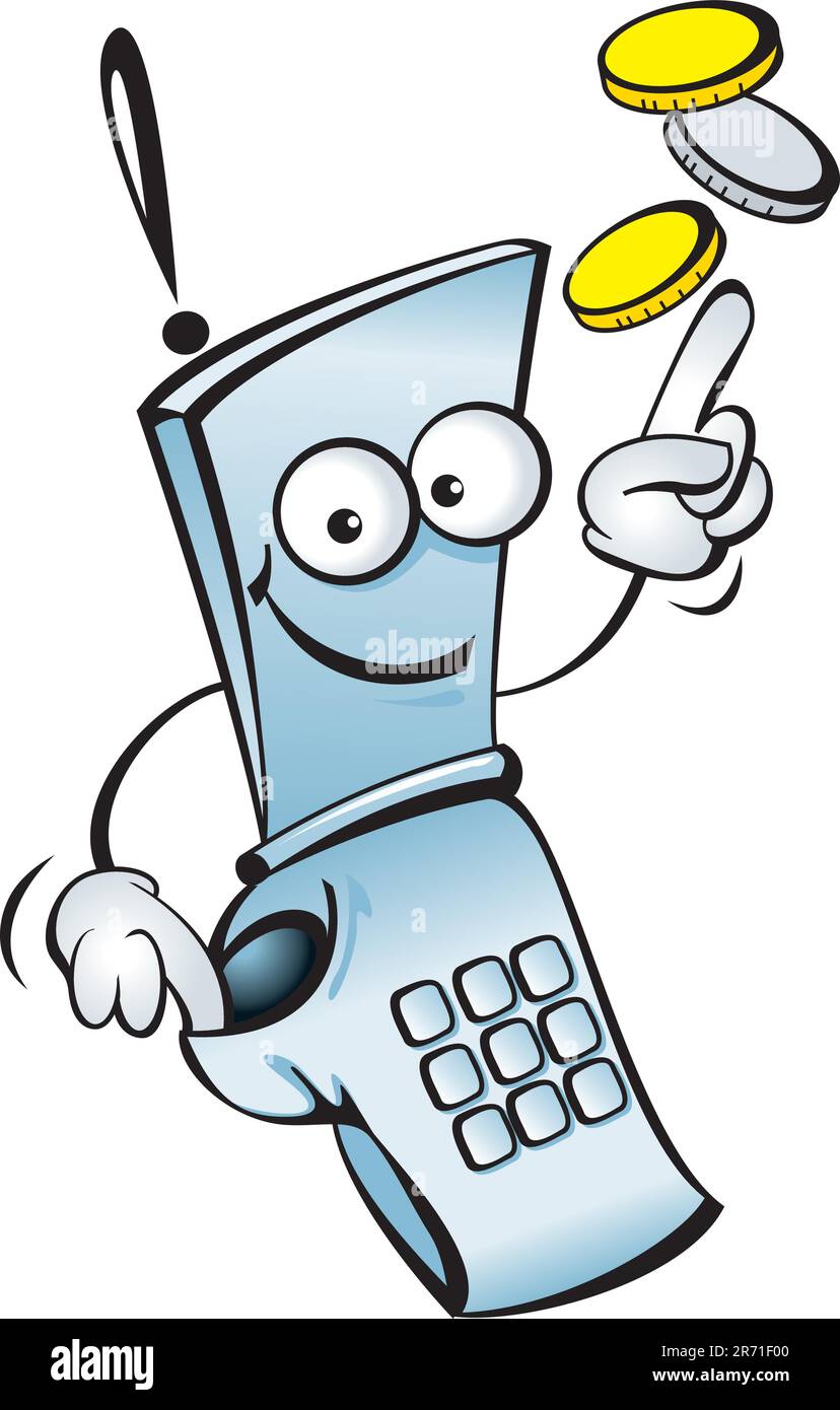 Cartoon ringing telephone hi-res stock photography and images - Alamy