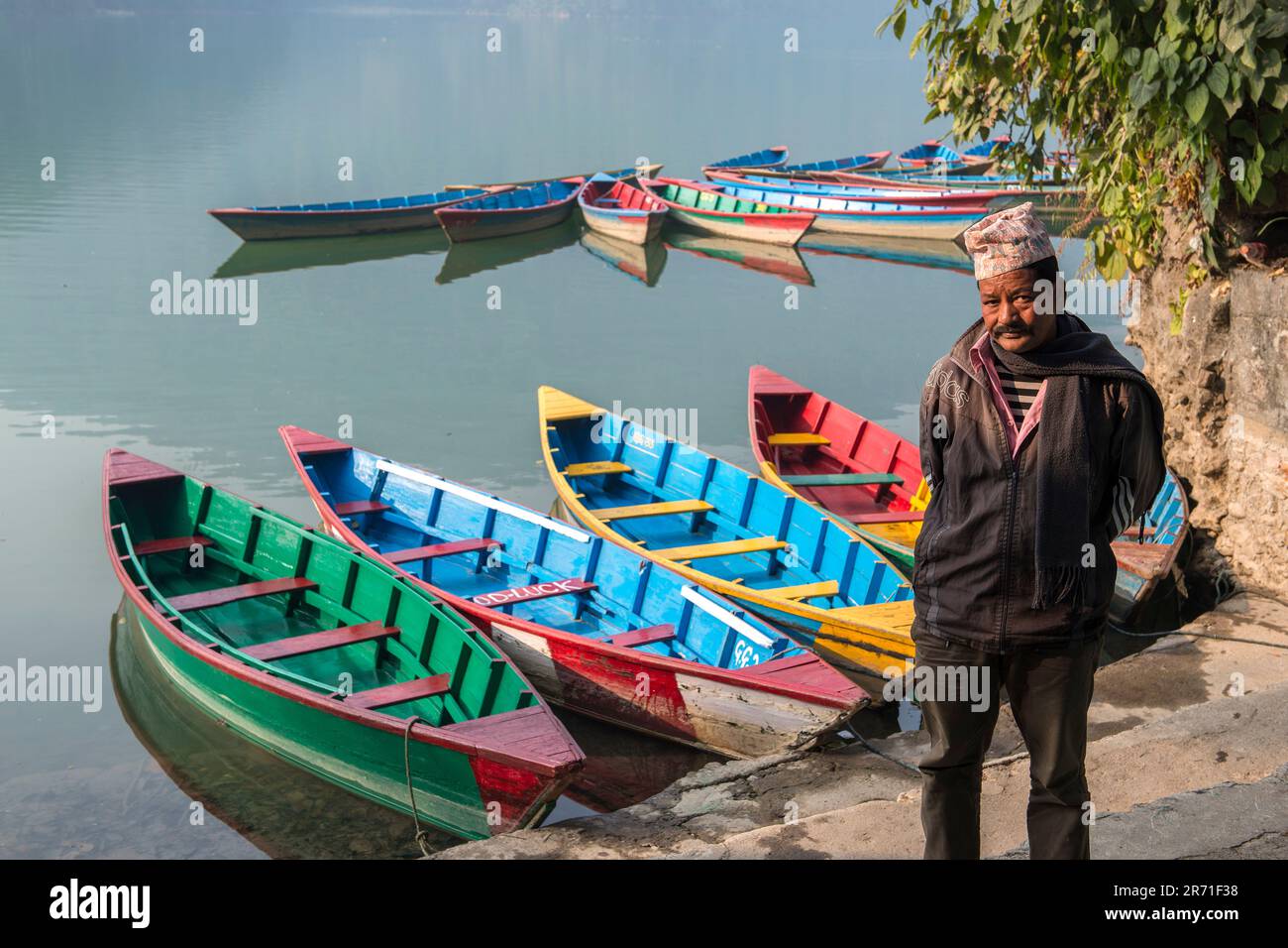 Nepal, Pokhara, Landscape Stock Photo - Alamy