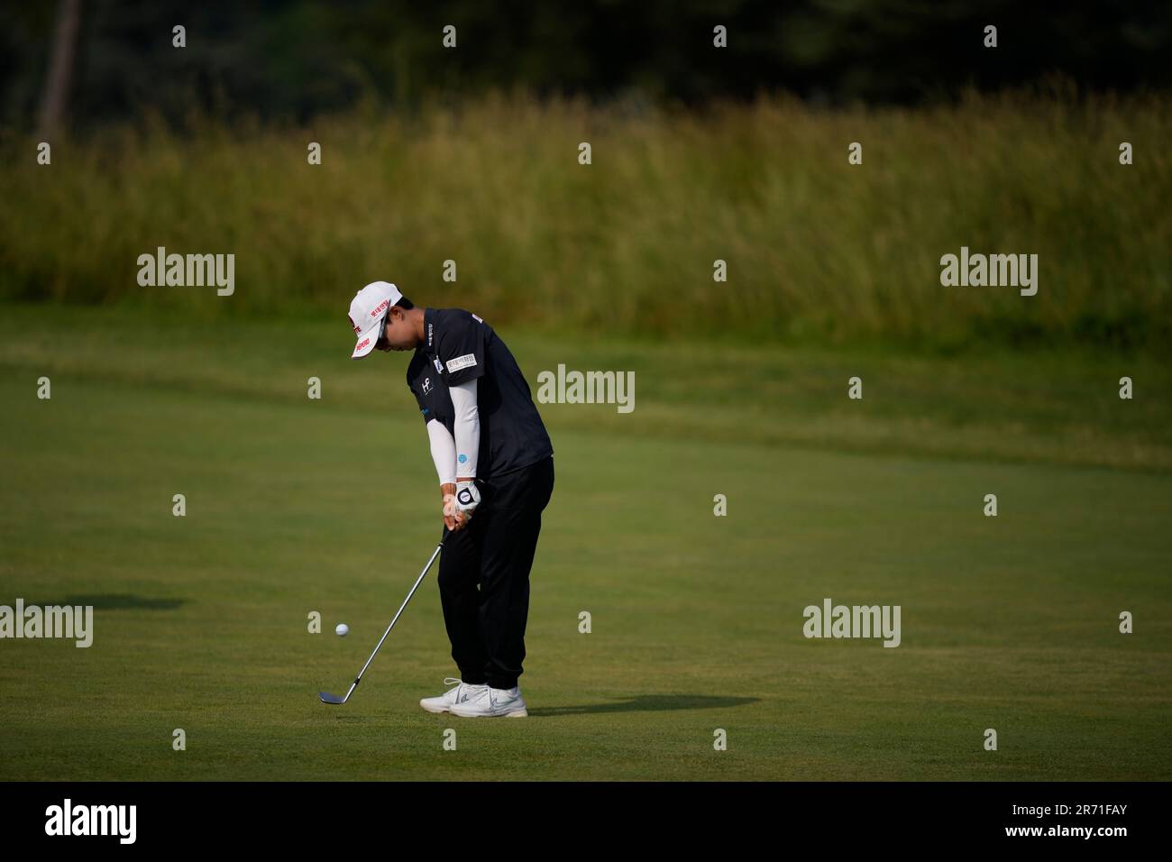 Hyo Joo Kim Of South Korea Plays During The Final Round Of The Shoprite Lpga Classic Golf