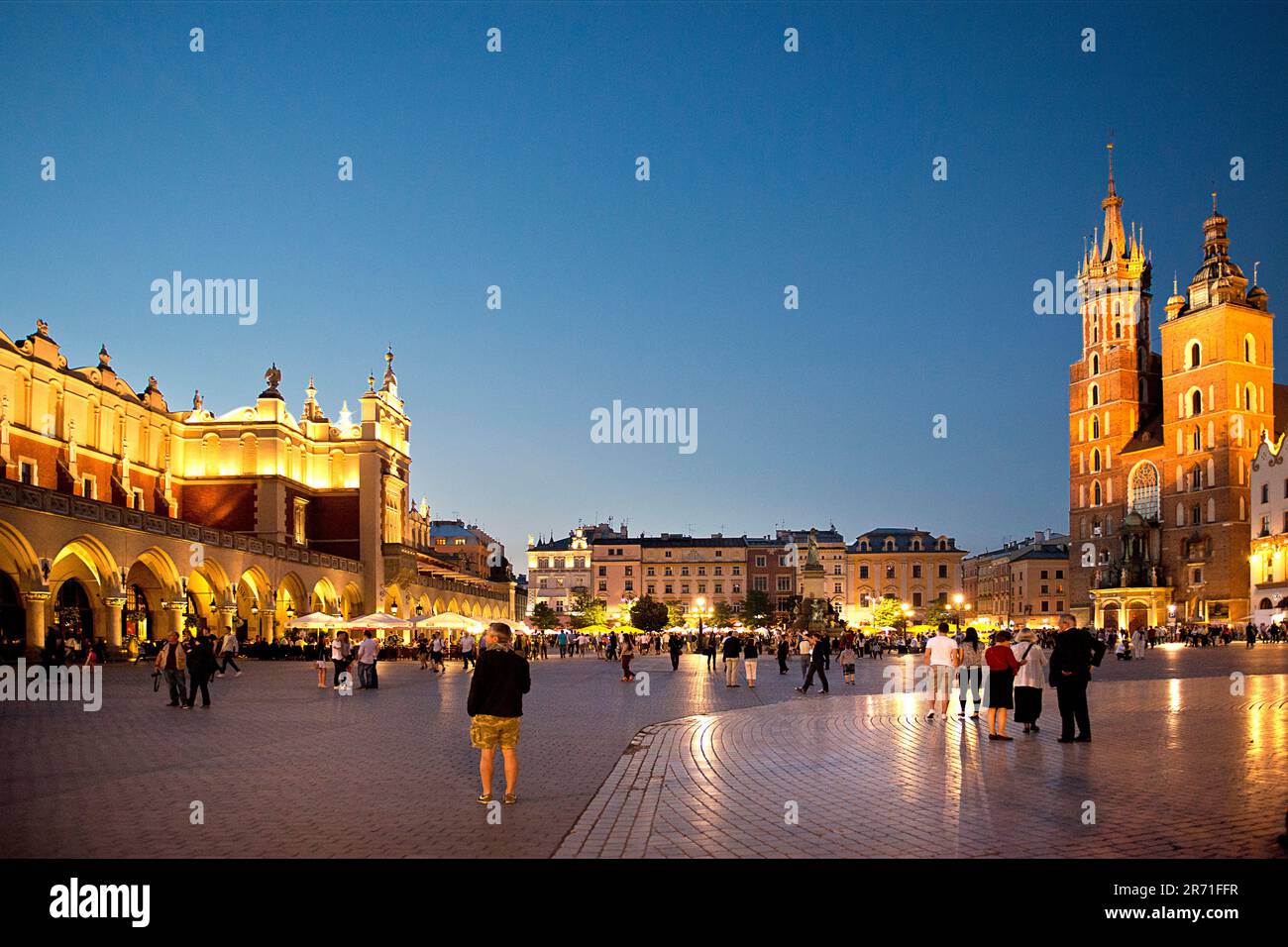 Poland, Krakow, Main Market square, Rynek Glowny Stock Photo - Alamy