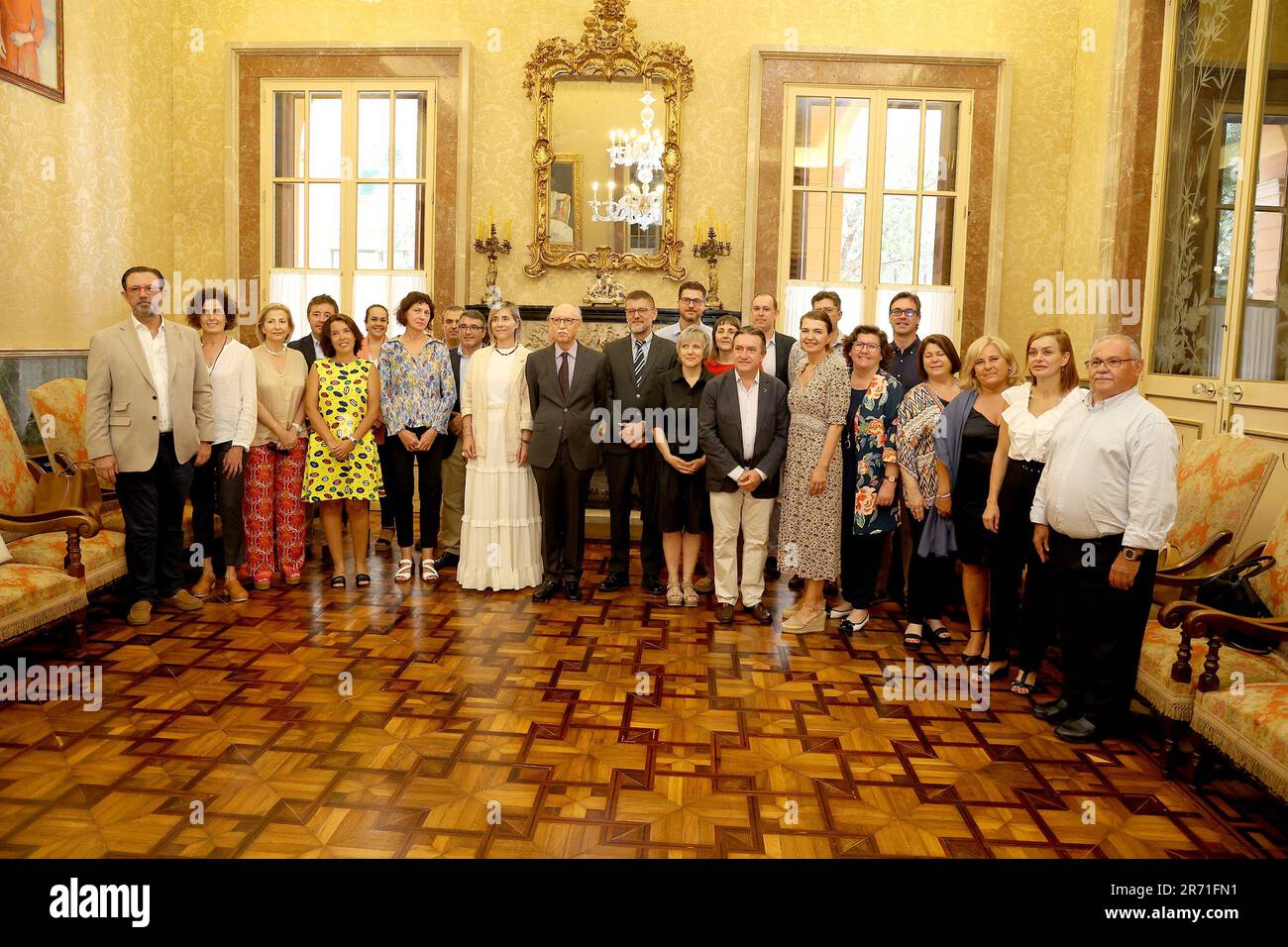 The PP group pose after collecting their deputy credentials in the ...