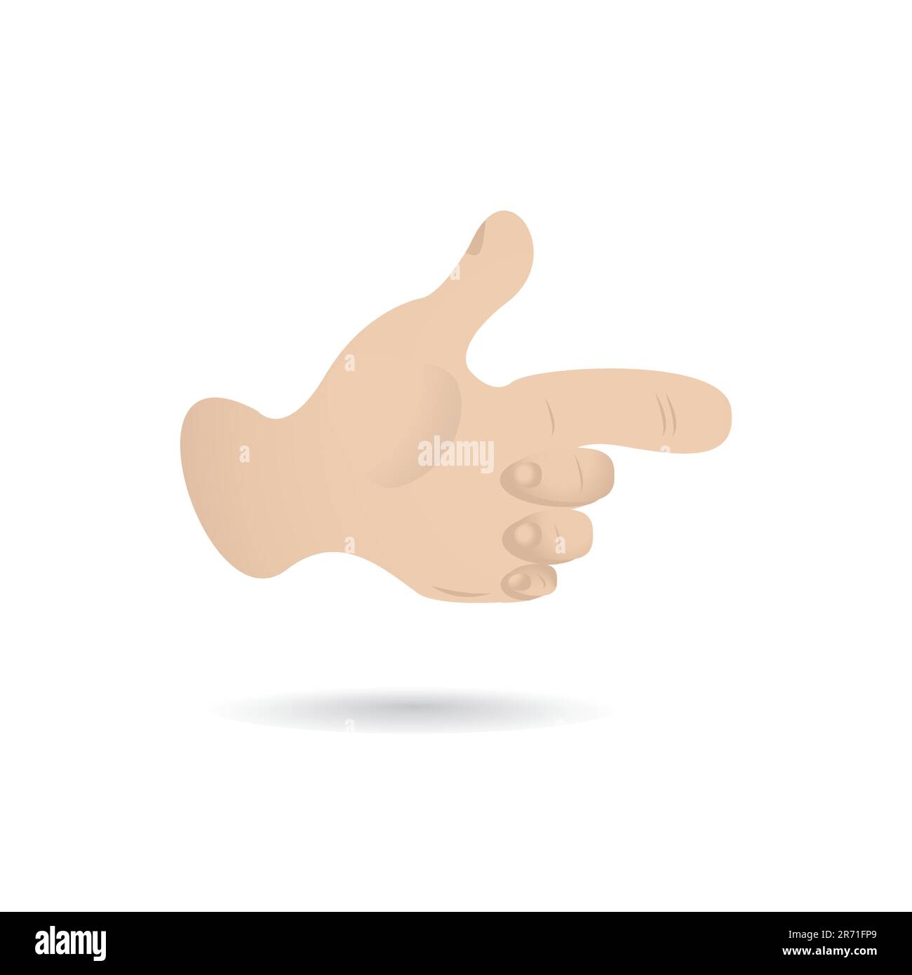 Hand show Stock Vector Images - Alamy