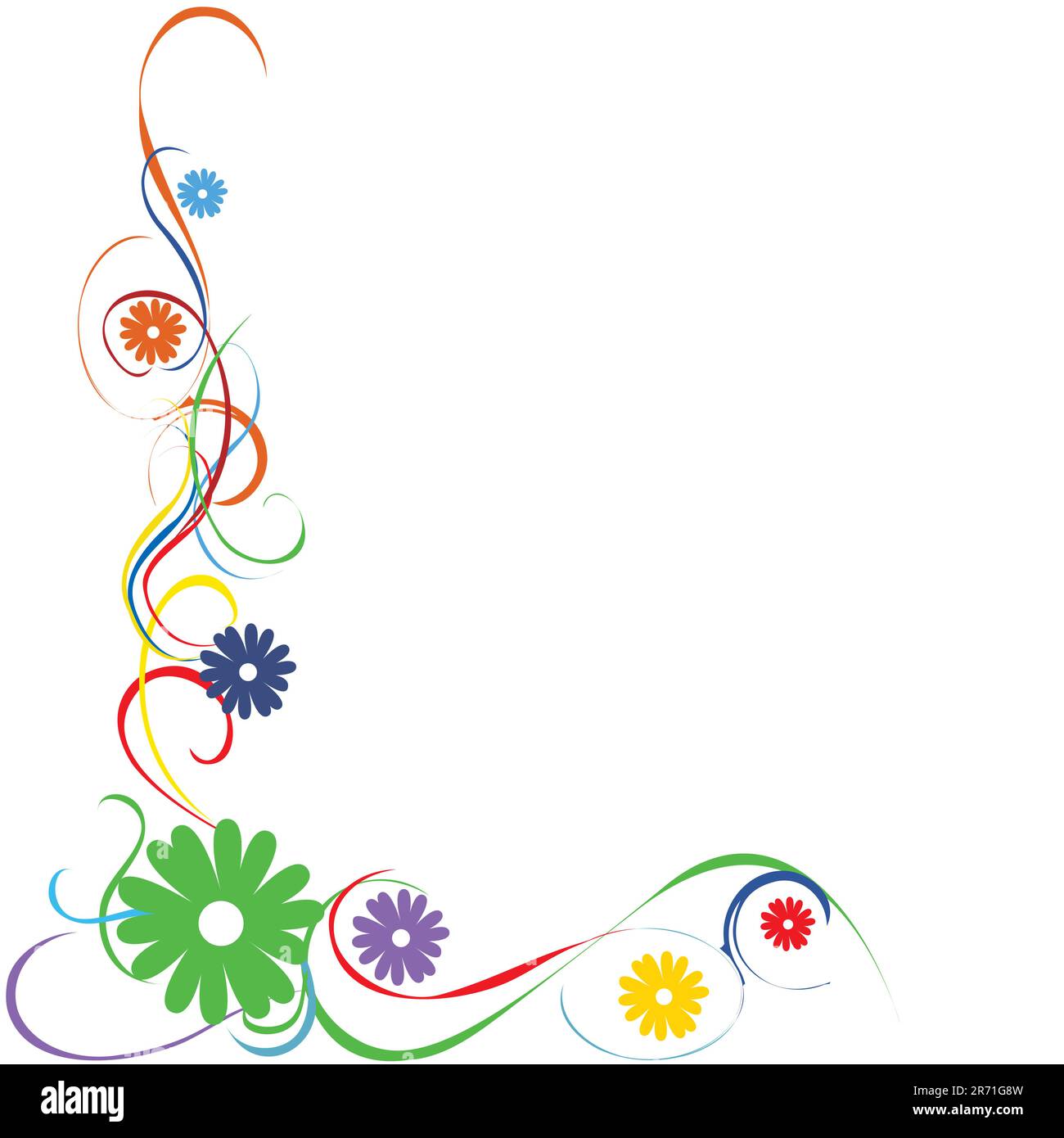 Color vector illustration of a floral Background image Stock Vector ...