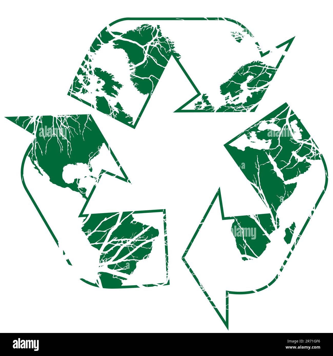 vector illustration of a recycle sign Stock Vector Image & Art - Alamy
