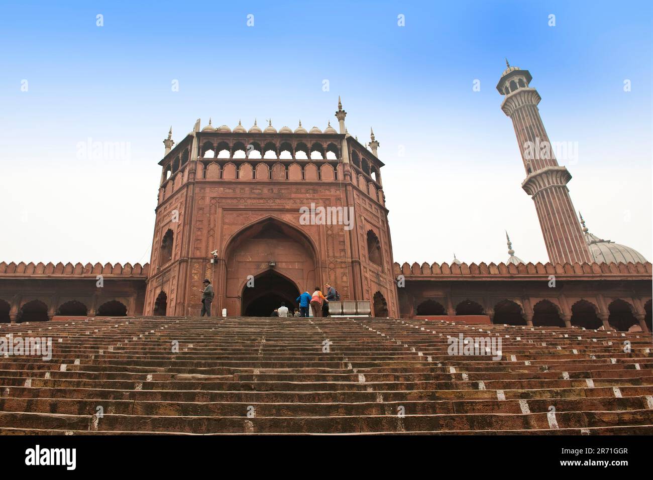 India, New Delhi, Jama Masjid mosque Stock Photo - Alamy