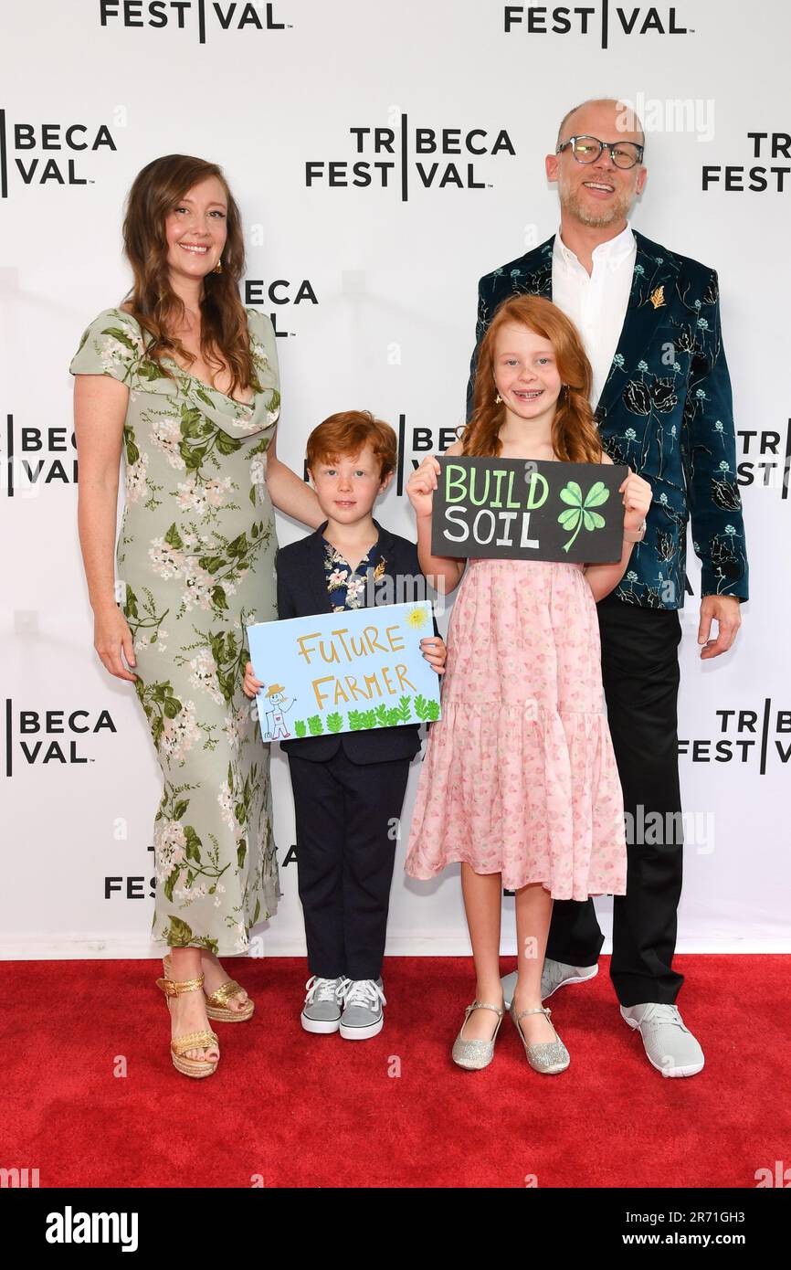 New York, USA. 11th June, 2023. Rebeca Tickell, Jedi Tickell, Athena ...