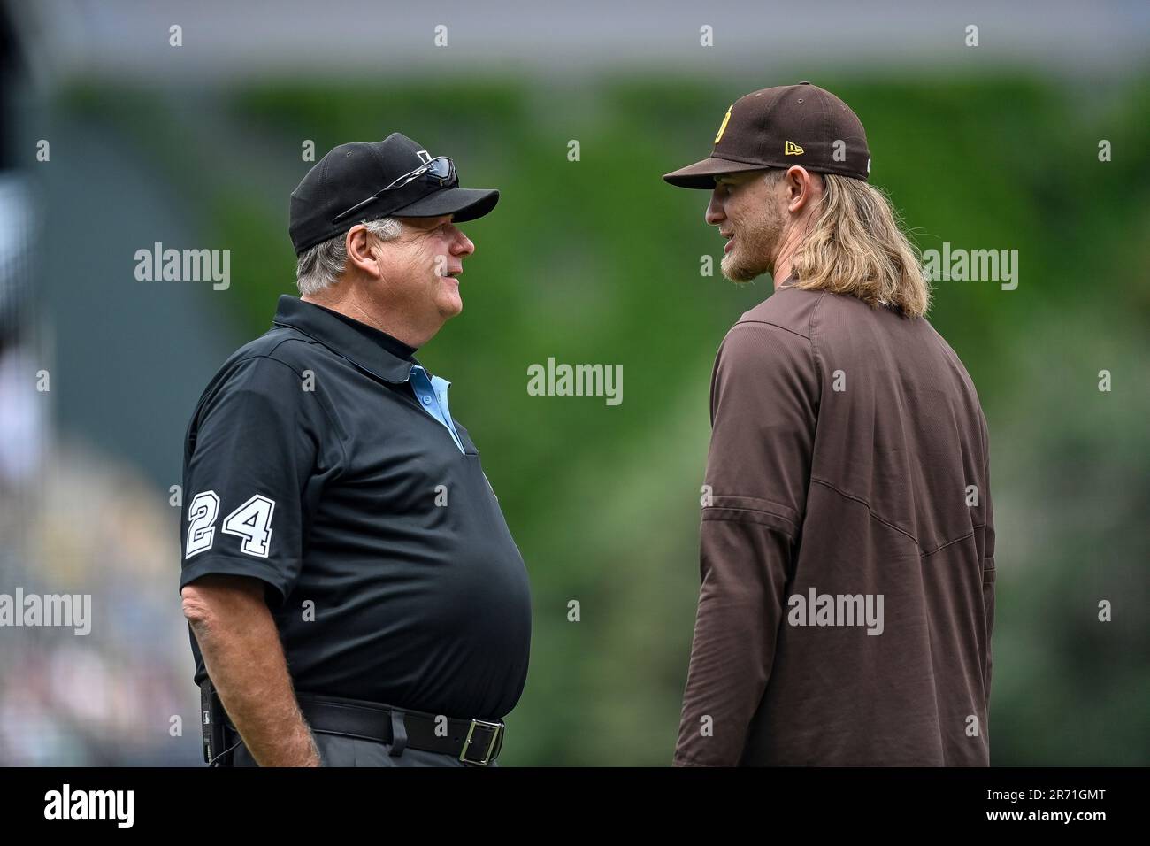 DENVER, CO - JUNE 10: San Diego Padres relief pitcher Josh Hader (71 ...