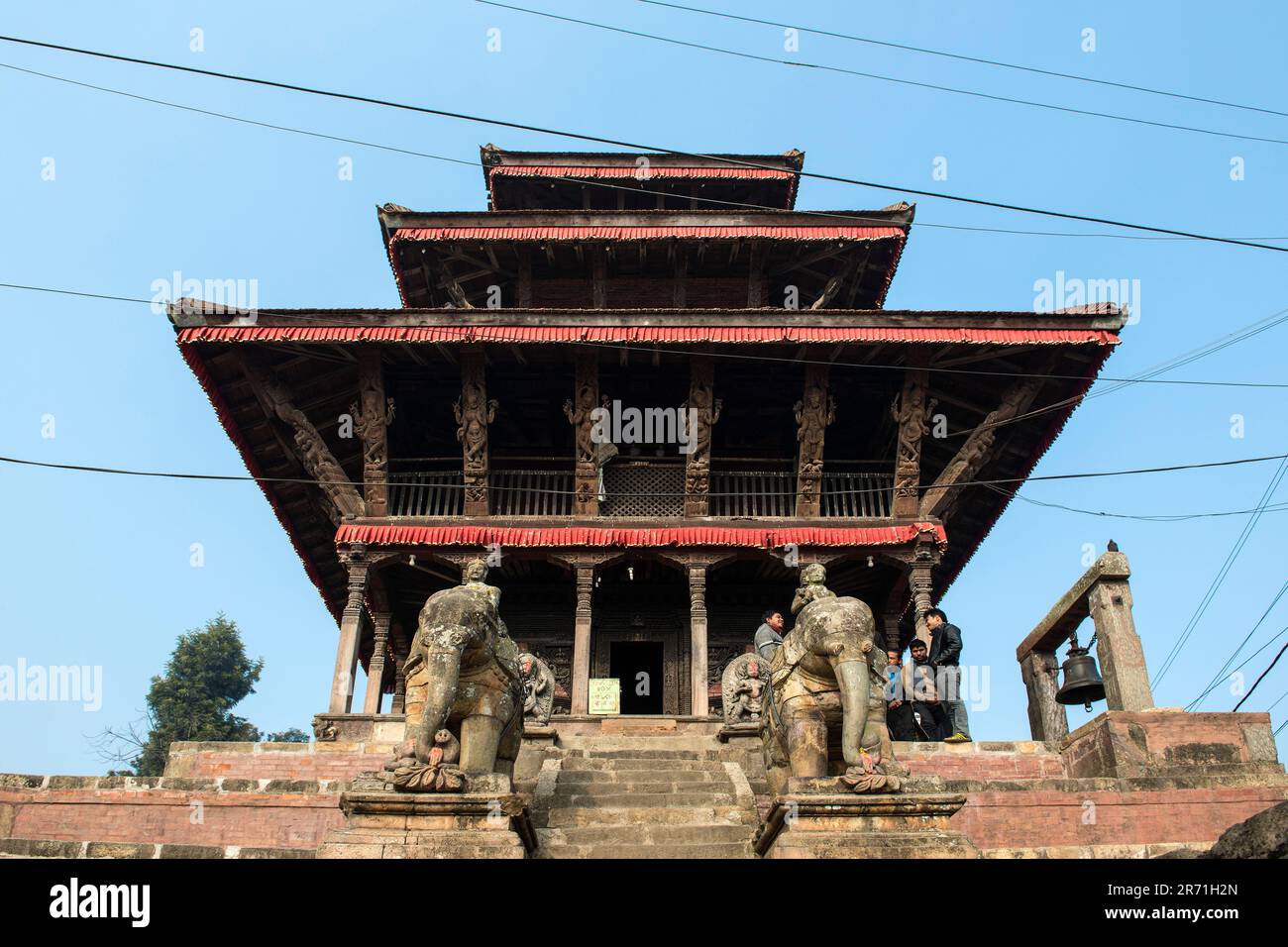 Nepal, Kirtipur, Temple Stock Photo - Alamy