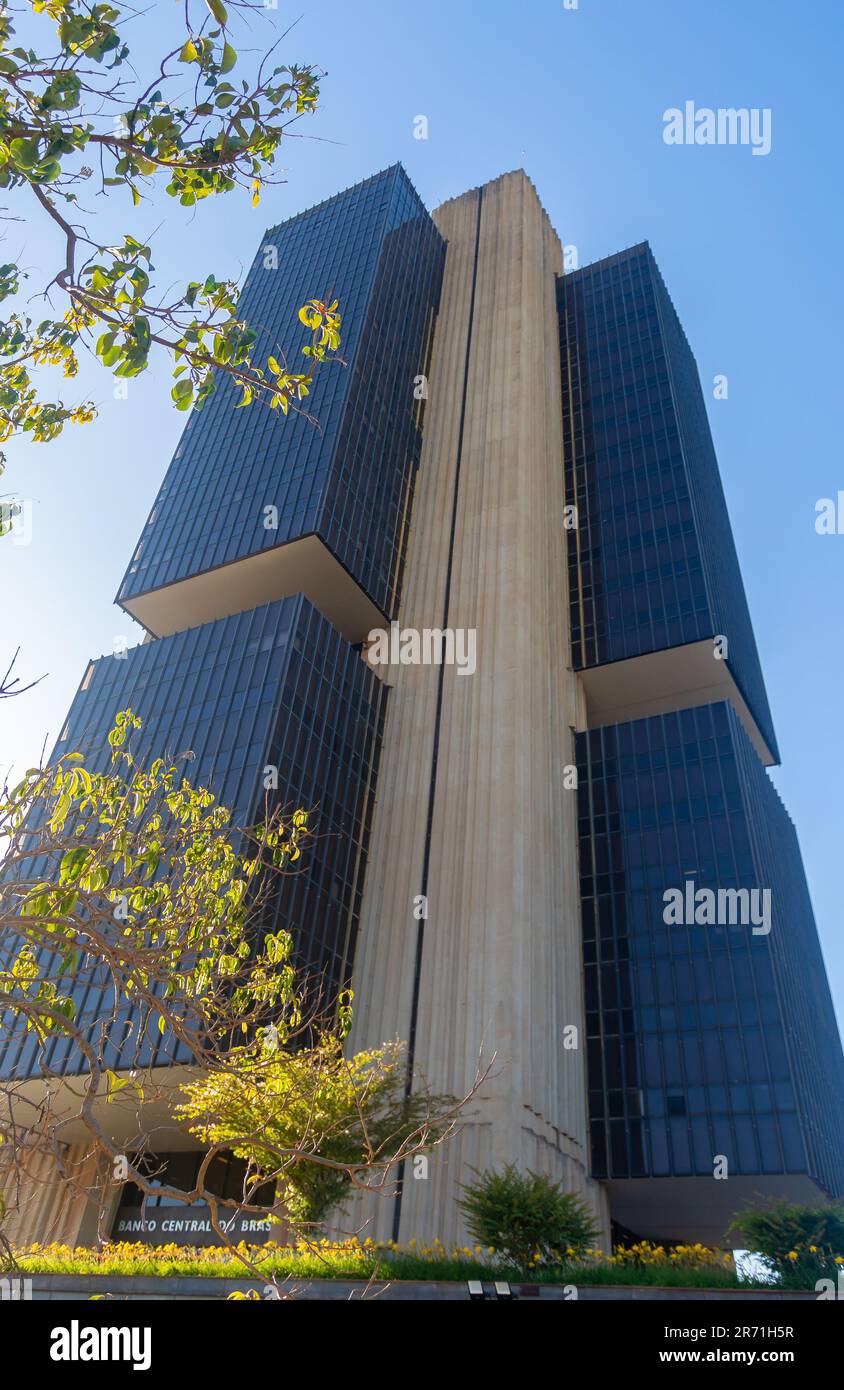 Central bank building in the city of Brasilia, capital of Brazil Stock ...