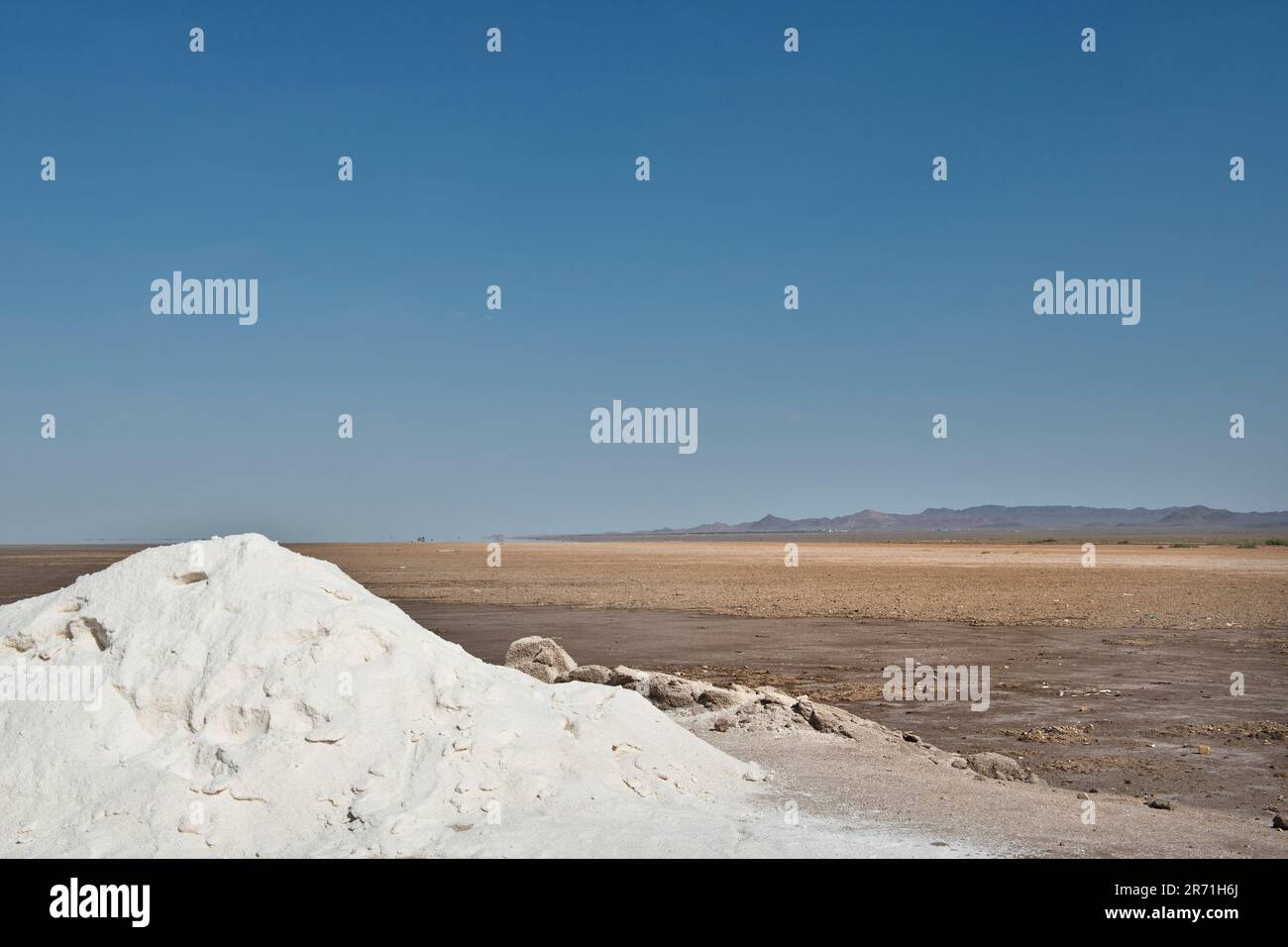 Asia, Iran, Salt lake, Qom Stock Photo - Alamy